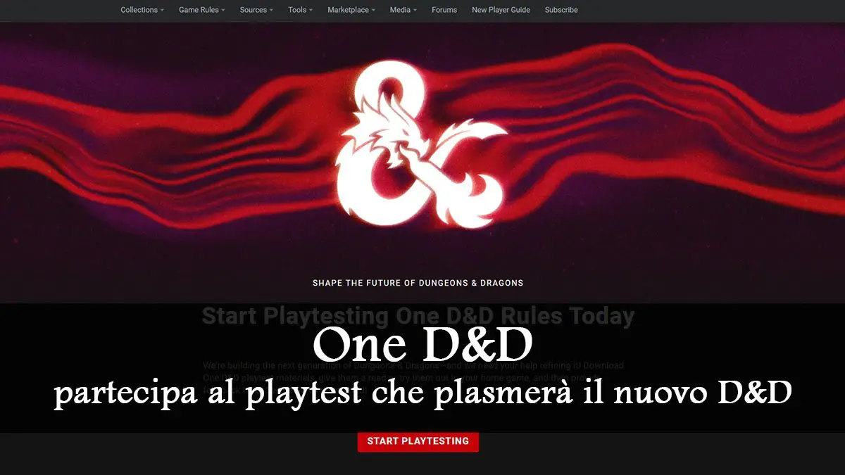 One D&D: il futuro di Dungeons & Dragons